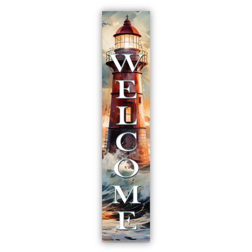 Welcome Lighthouse Porch Board – Works of Heart