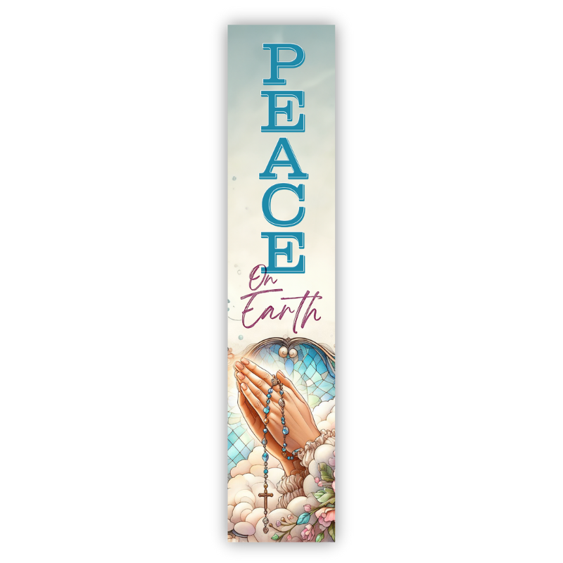 Peace on Earth Prayer Porch Board – Works of Heart